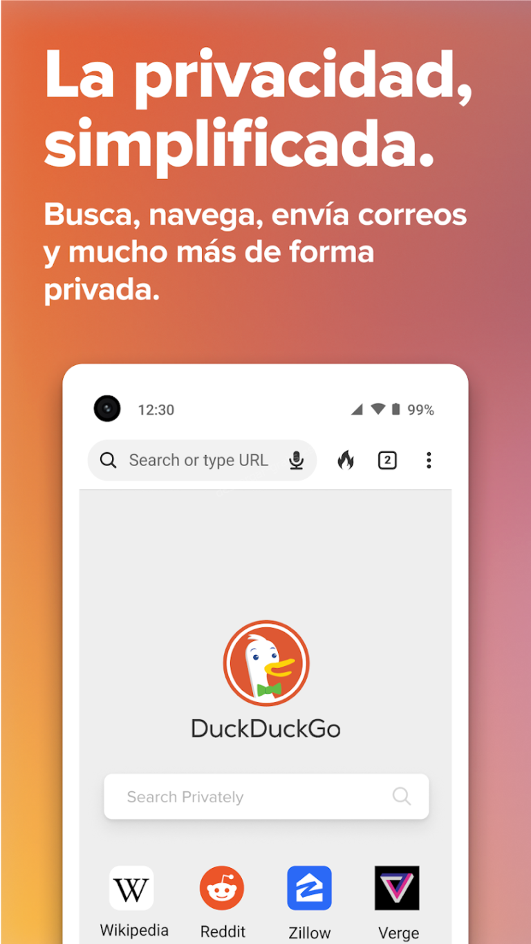 Navegador Web DuckDuckGo - Descargar gratis