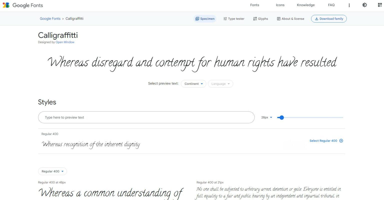 Google Fonts - Descargar gratis