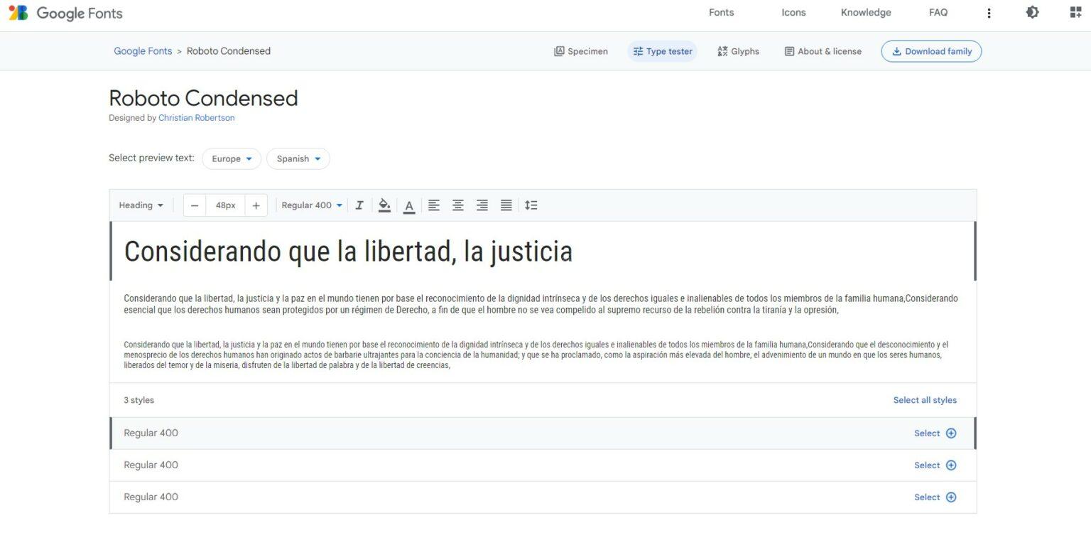 Google Fonts - Descargar gratis