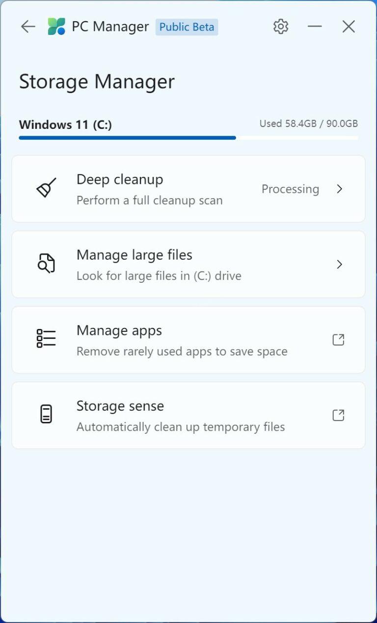 Microsoft PC Manager - Descargar gratis